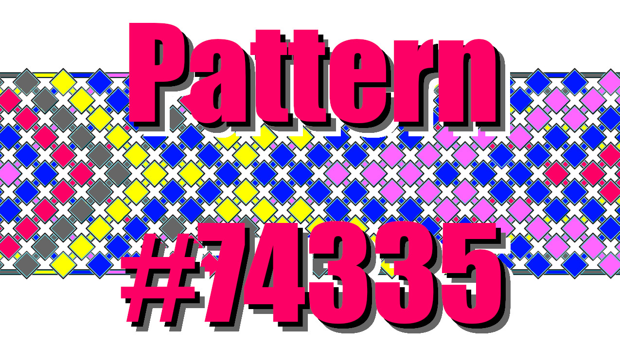 Friendship Bracelet Pattern #74335 - AKA-AWOL
