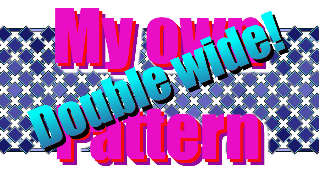 My Own Friendship Bracelet Pattern Doubled - AKA-AWOL